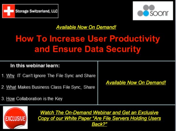 Securing Enterprise File Sync and Share – Podcast | StorageSwiss.com ...