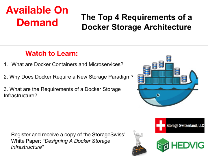 Webinar: The Top 4 Requirements of a Docker Storage Architecture ...