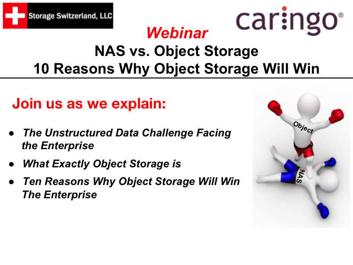 SlideShare: NAS vs. Object Storage: 10 Reasons Why Object Storage Will ...