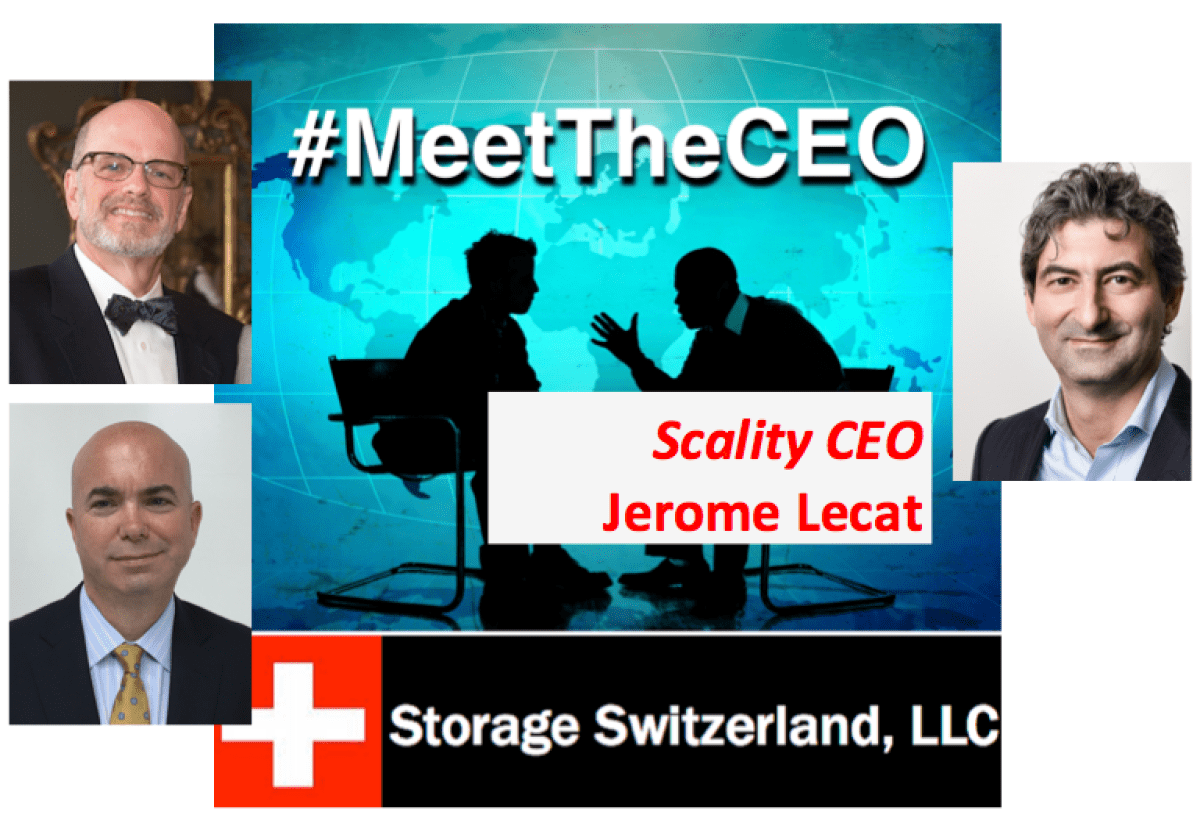 MeetTheCEO: Scality’s Jerome Lecat | StorageSwiss.com - The Home of ...