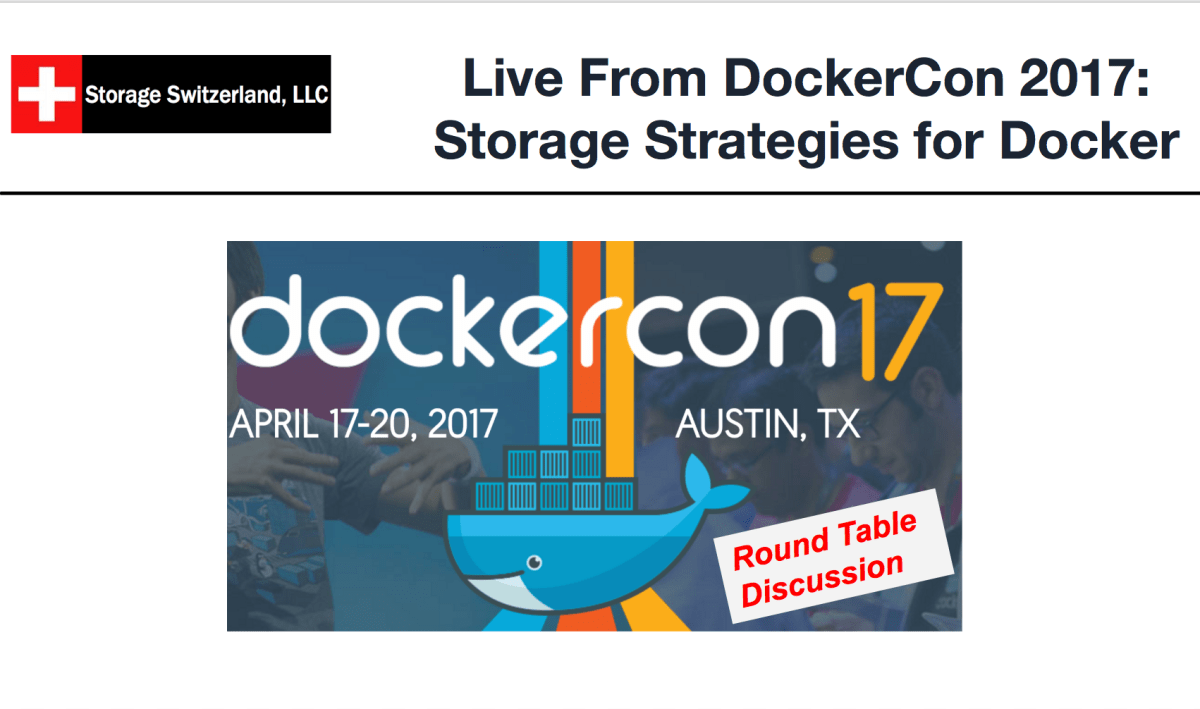 DockerCon 2017 – Storage Strategies for Deploying and Managing Successful Cloud Apps ...