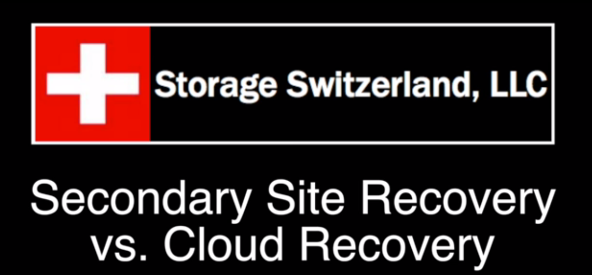 StorageShort: Disaster Recovery – Secondary Site vs. Public Cloud ...