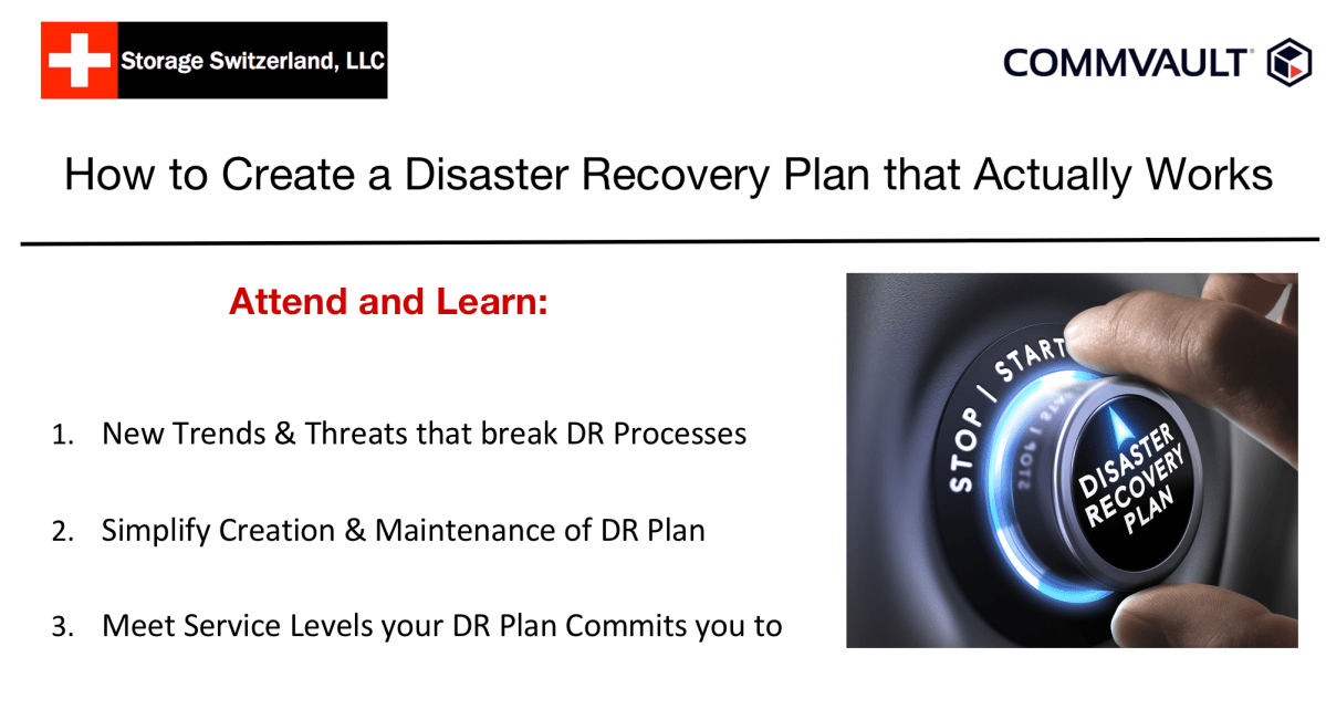 SlideShare: How to Create a Disaster Recovery (DR) Plan that Actually ...