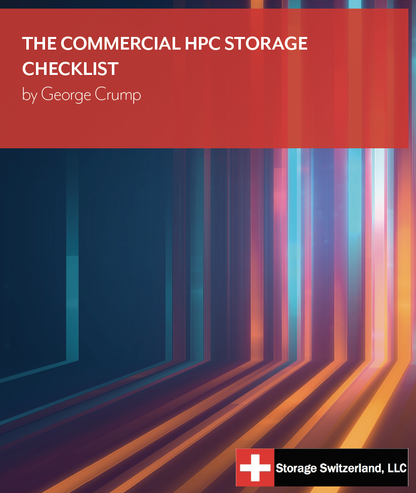 eBook: The Commercial HPC Storage Checklist | StorageSwiss.com - The ...
